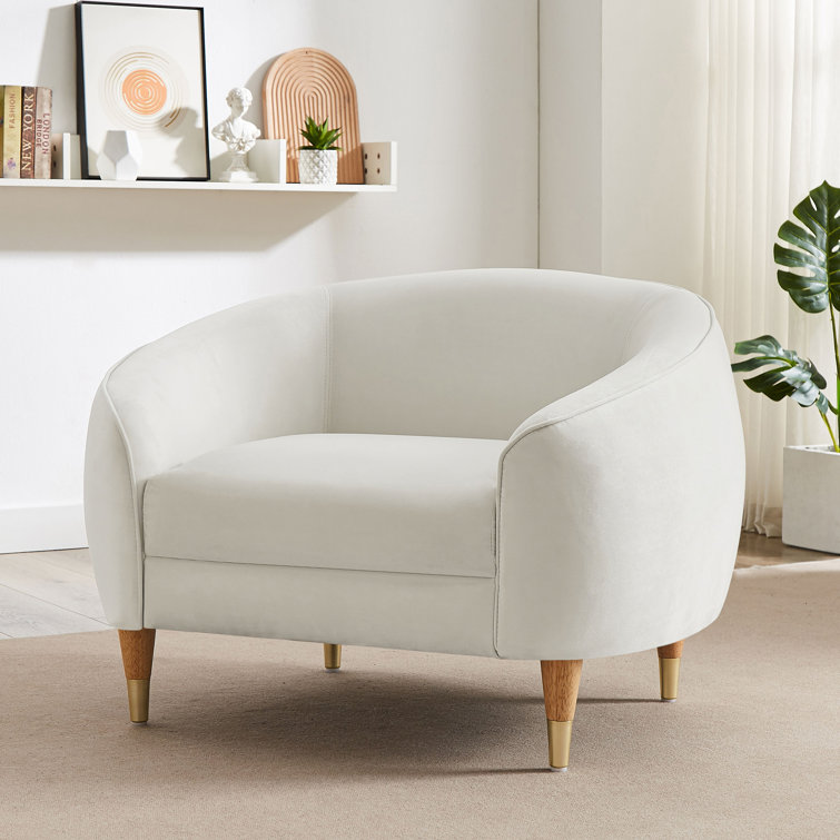 Mercer41 Janith 38.18inch Upholstered Barrel Chair & Reviews | Wayfair